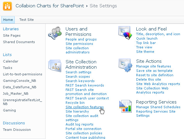 Collabion Charts for SharePoint Documentation