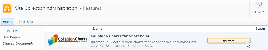 Collabion Charts for SharePoint Documentation