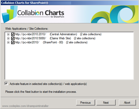 Collabion Charts for SharePoint Documentation