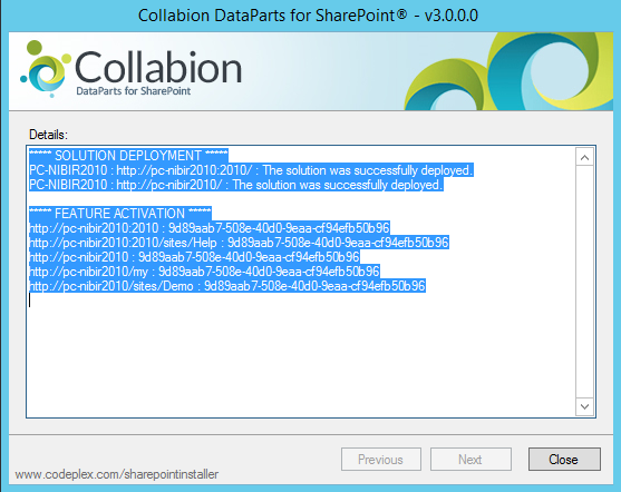 Collabion Charts for SharePoint Documentation